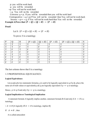 Logic and proof | PDF