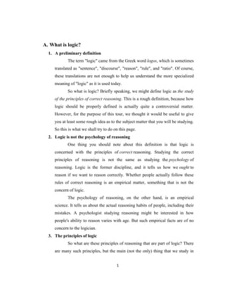 Logic and scientific method | PDF