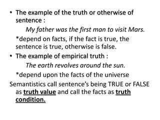 Logic and truth | PPTX