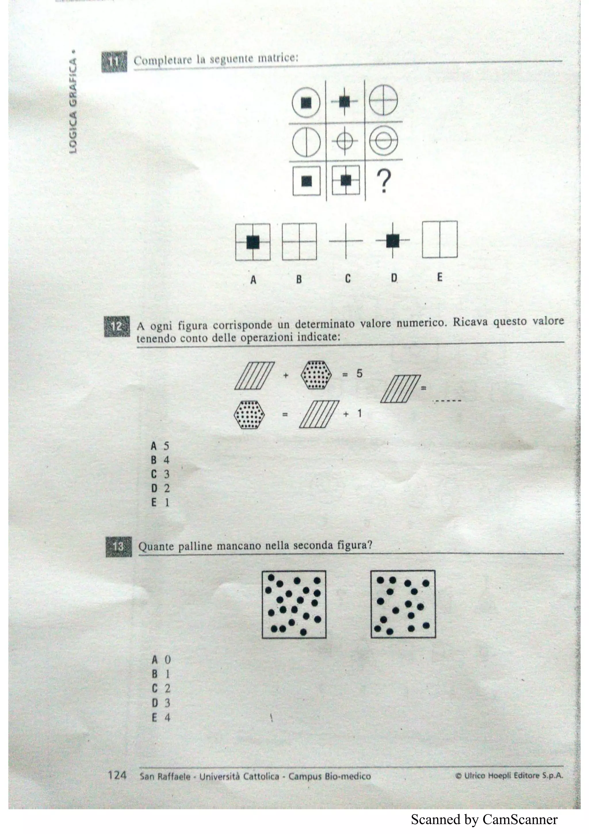 Test di logica grafica (allenamento) | PDF