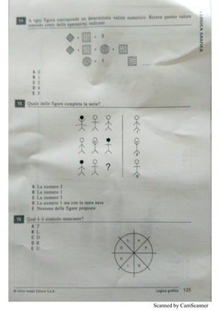 Test di logica grafica (allenamento) | PDF