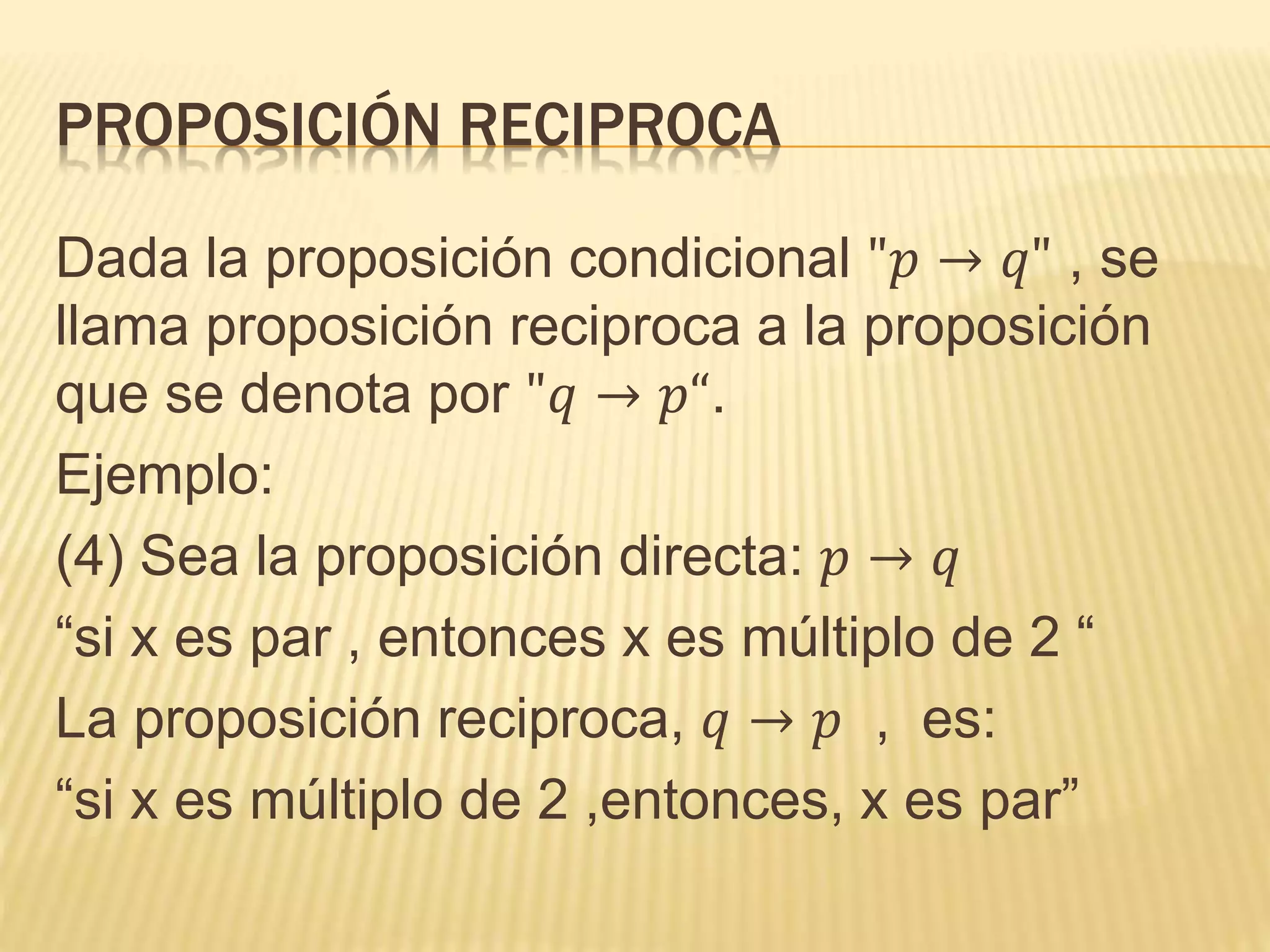 Logica proposicional | PPTX