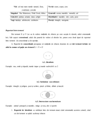 Logica si argumentare - rezumat | DOC
