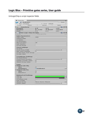 Logic Blox primitive user manual | PDF