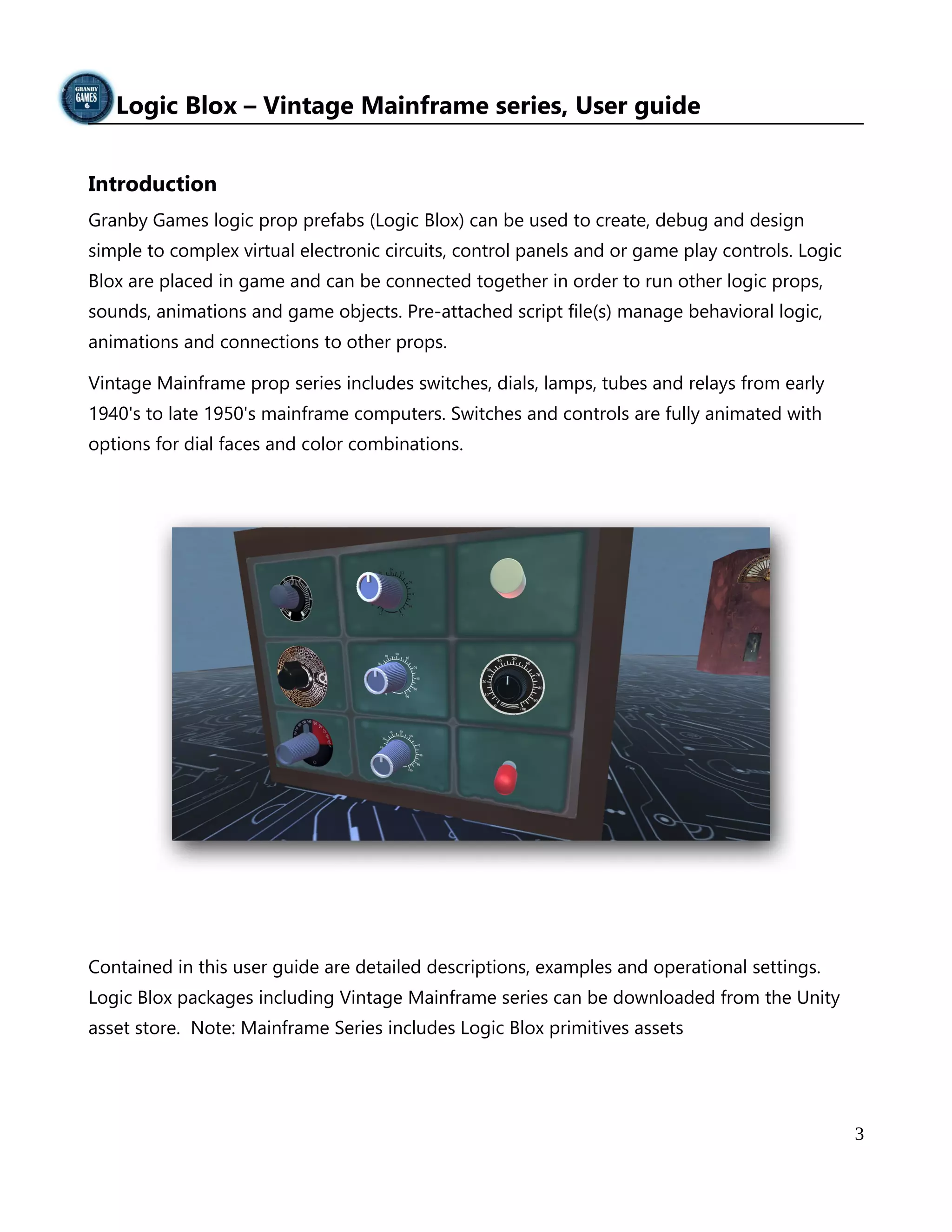 Logic Blox vintage user guide | PDF