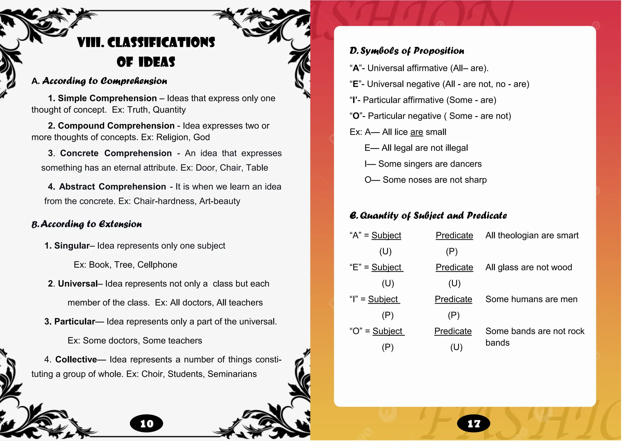 Logic booklet, by Jovelle C. Abello class 101 | PDF