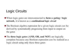 Logic Circuits and Basic Computer in CSE.pptx