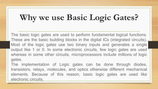 Logic circuits and design PART 3.pptx | Programming Languages | Computing