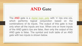 Logic circuits and design PART 3.pptx | Programming Languages | Computing