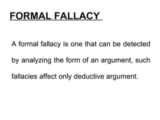 Logic & critical thinking (fallacies unit 3) | PPT