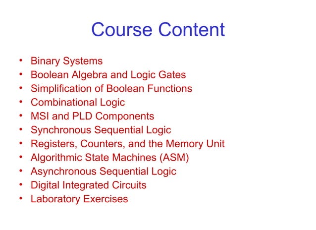 Logic design and switching theory | PPT | Educational Assessment ...