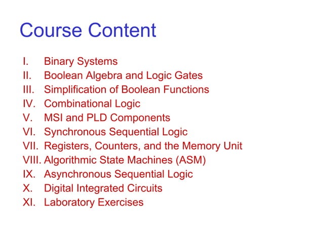 Logic design and switching theory | PPT | Educational Assessment ...