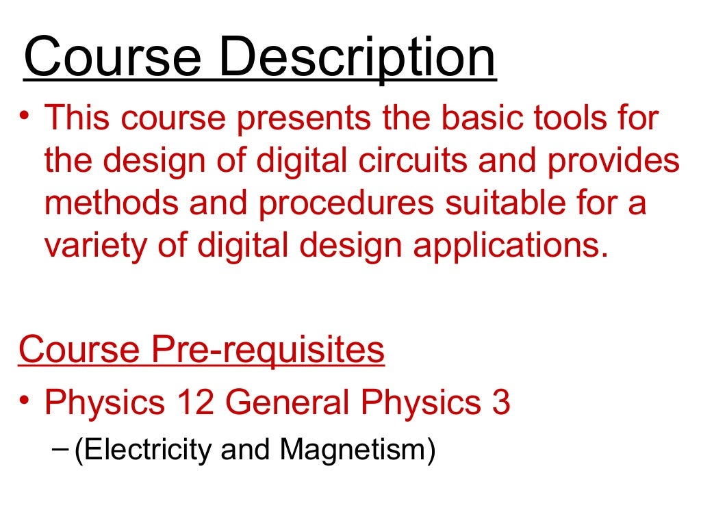 Logic Design And Switching Theory