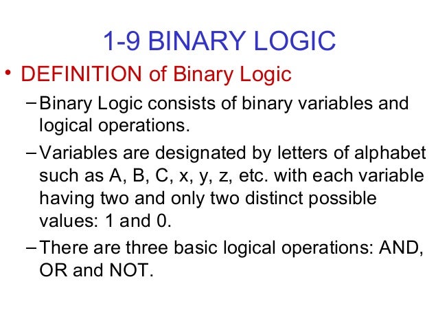 Logic design and switching theory