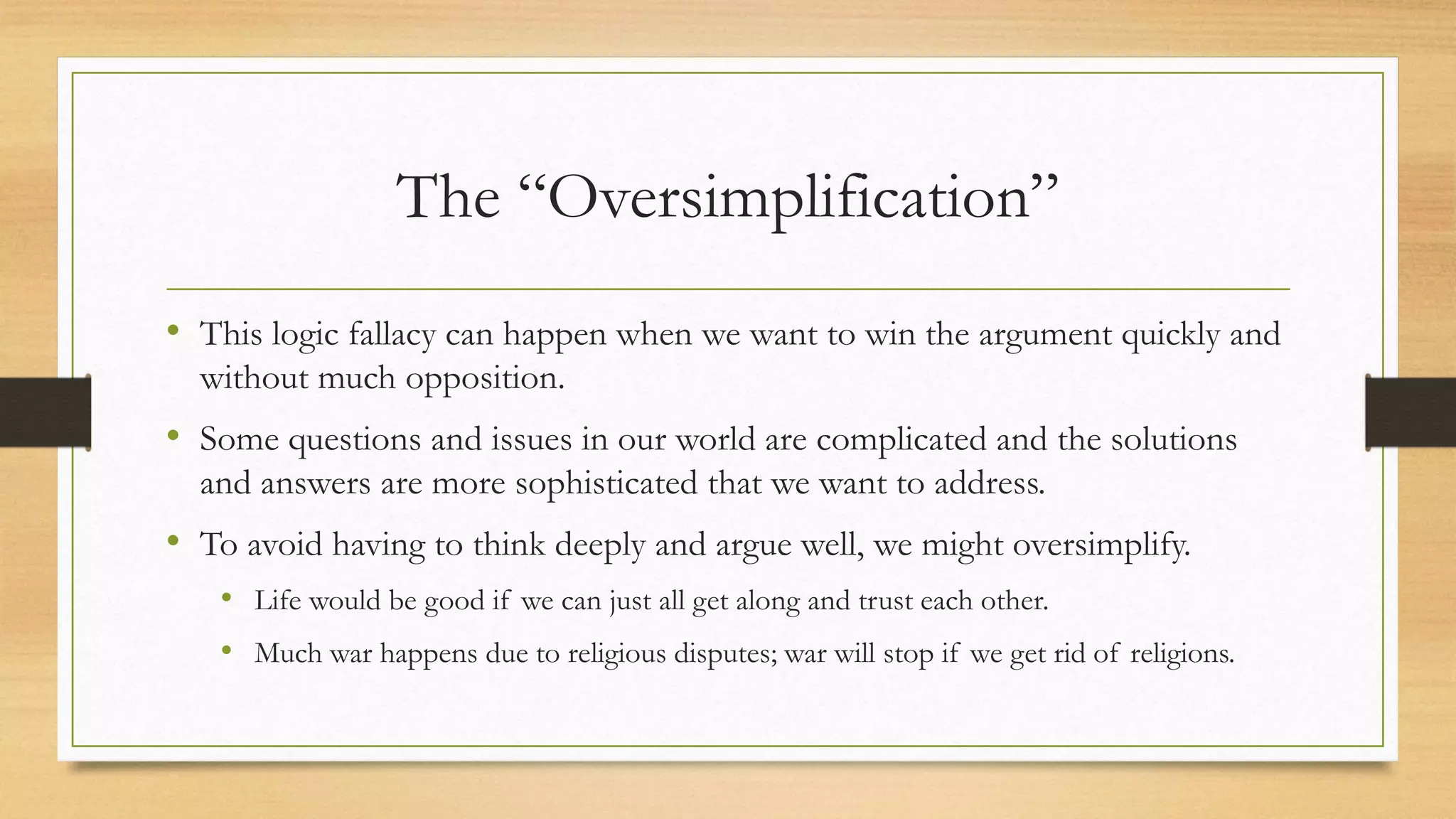 Logic Fallacies and Apologetics | PPTX