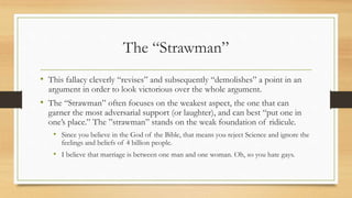 Logic Fallacies and Apologetics | PPTX