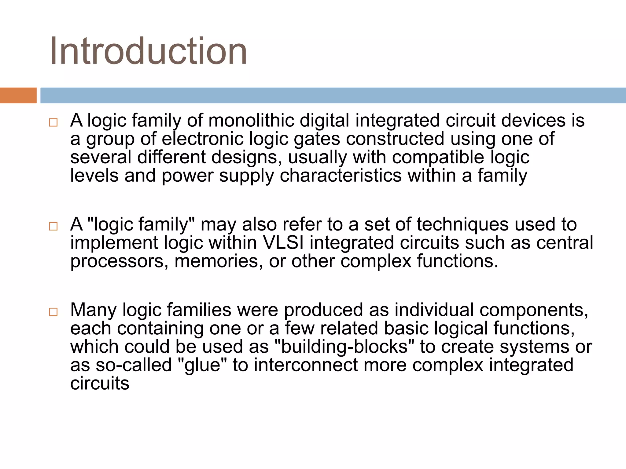 Logic families | PPTX