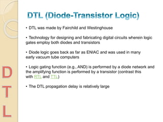 Logic families | PPTX