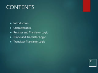 Logic families | PPT | Free Download