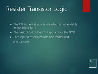 Logic families | PPT