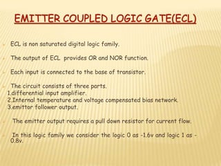 Logic families ppt eceb srp | PPT
