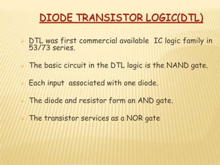 Logic families ppt eceb srp | PPT