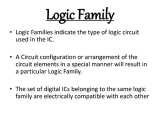 Logic family | PPTX
