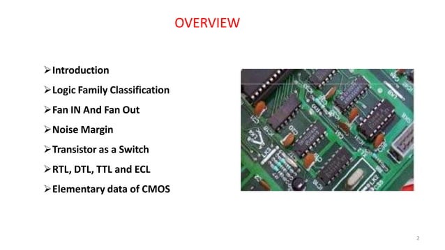 LOGIC FAMILY.pptx | Computer Peripherals | Computing