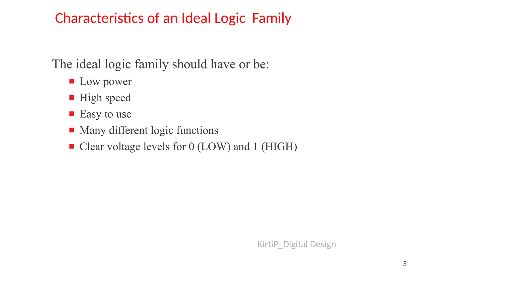 Introduction to digital logic families - TTL, CMOS logic, interfacing CMOS and TTL | PPTX