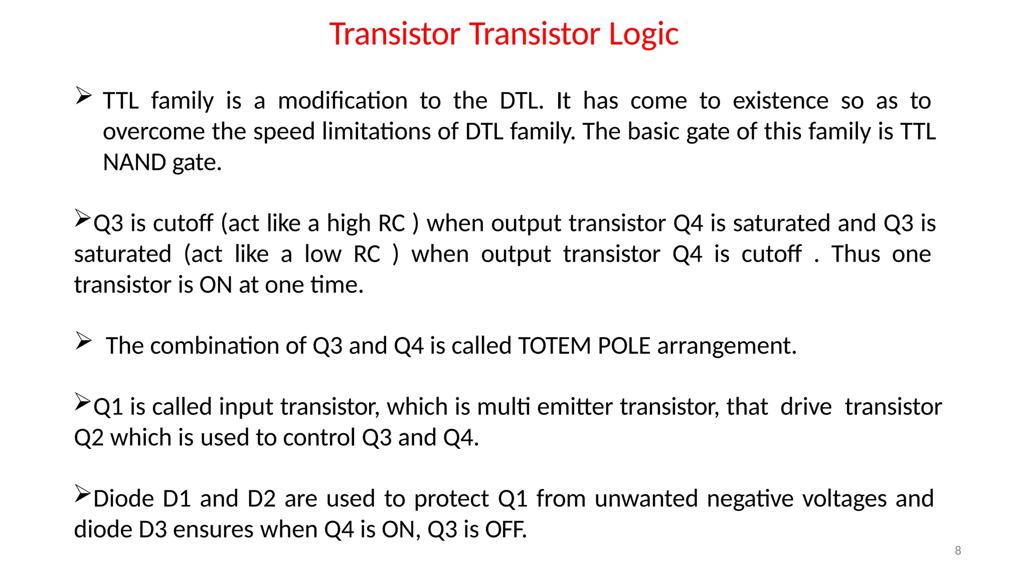 Introduction to digital logic families - TTL, CMOS logic, interfacing ...