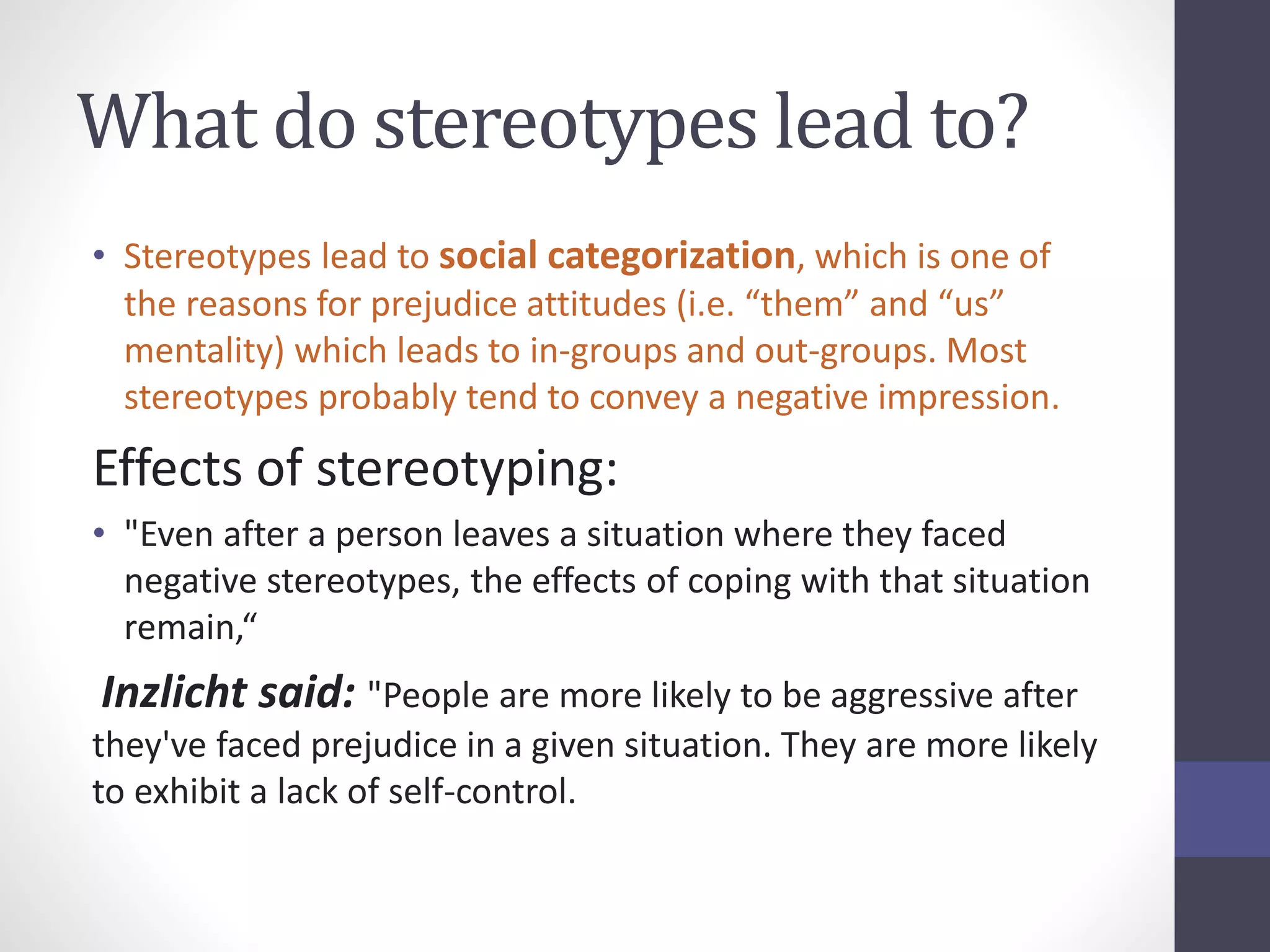 Stereotyping, Taboo, Attitudes & Values | PPTX