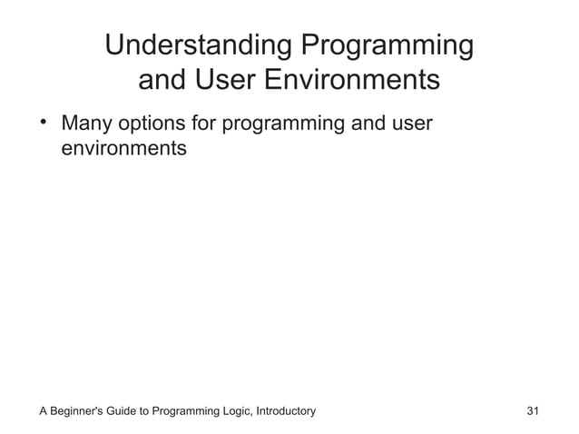 Logic Formulation 1 Ppt Programming Languages Computing