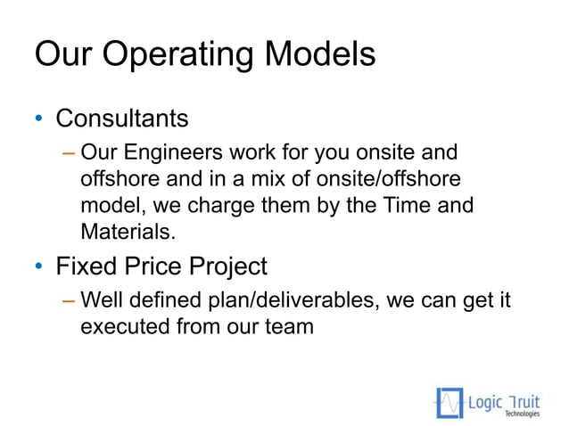 Logic Fruit Intoduction | PPT