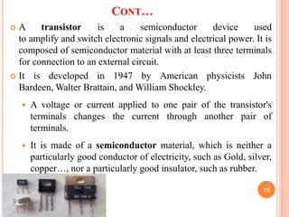 Logic gate implementing without using ICs by Nimay Giri | PPTX