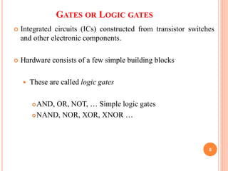 Logic gate implementing without using ICs by Nimay Giri | PPTX