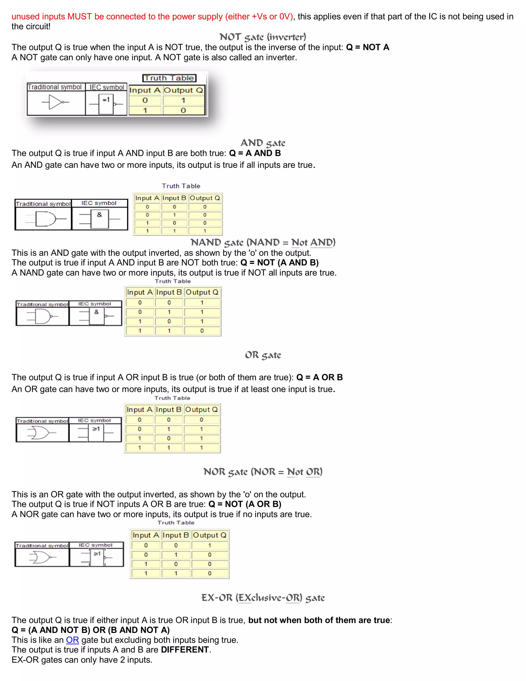 Logic gates | PDF