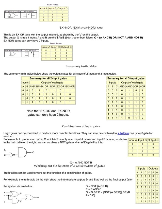 Logic gates | PDF