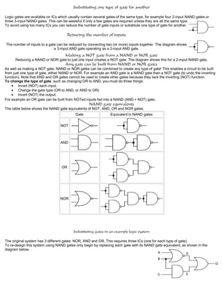 Logic gates | PDF