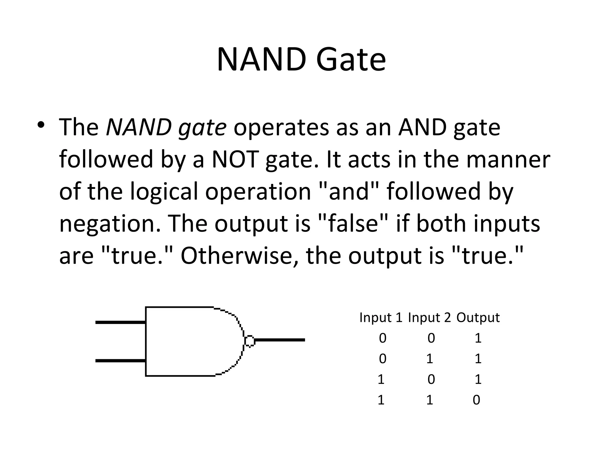 COMPUTER ORGANIZATION - Logic gates, Boolean Algebra, Combinational ...
