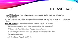 investagatory PHYSICS-LOGIC GATES | PPTX