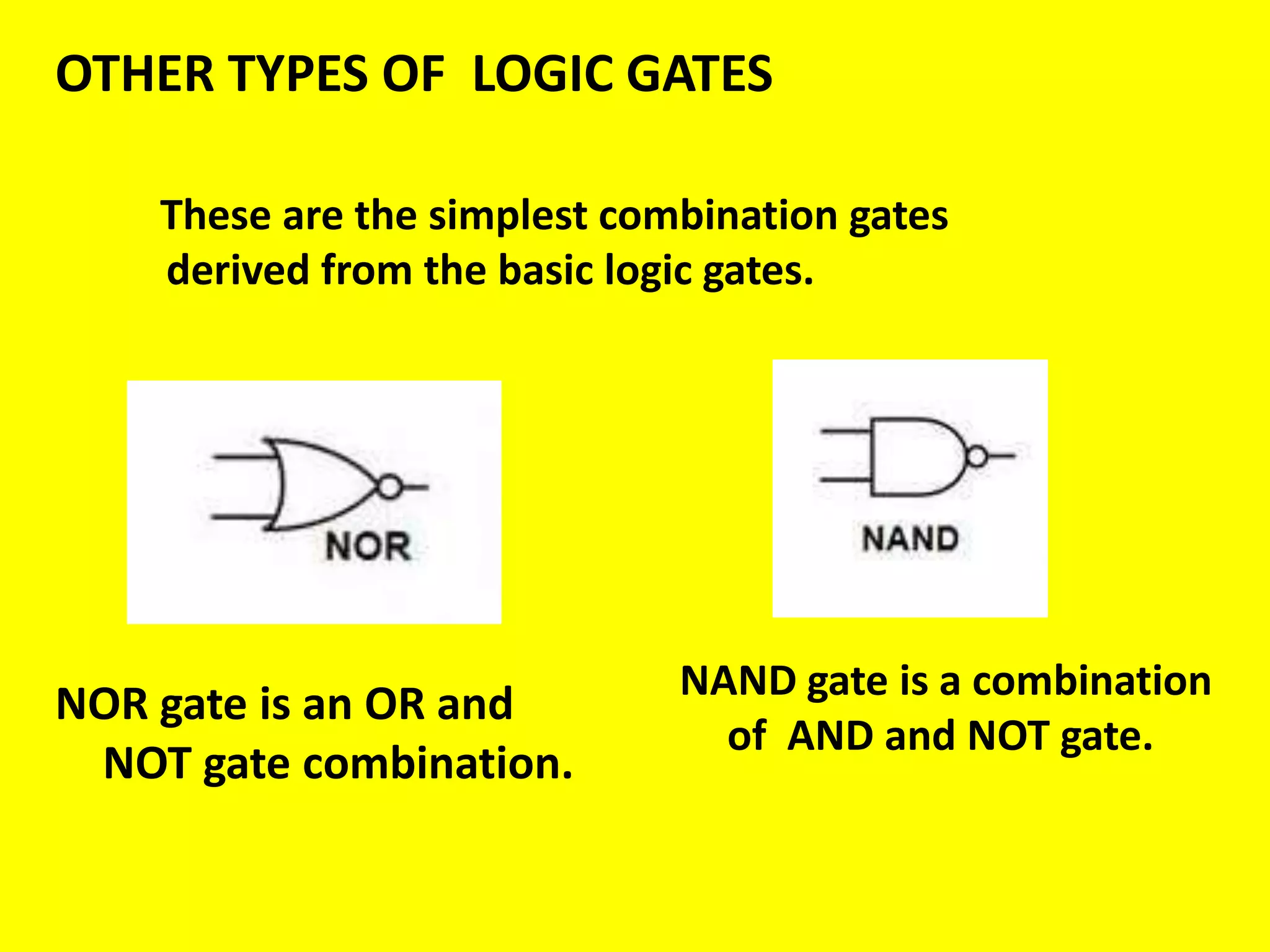 Basic Logic gates | PPTX