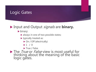 Logic gates | PPTX