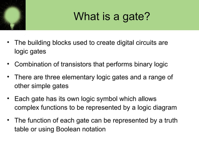 logicgates- basic logic gates and or nand not.ppt