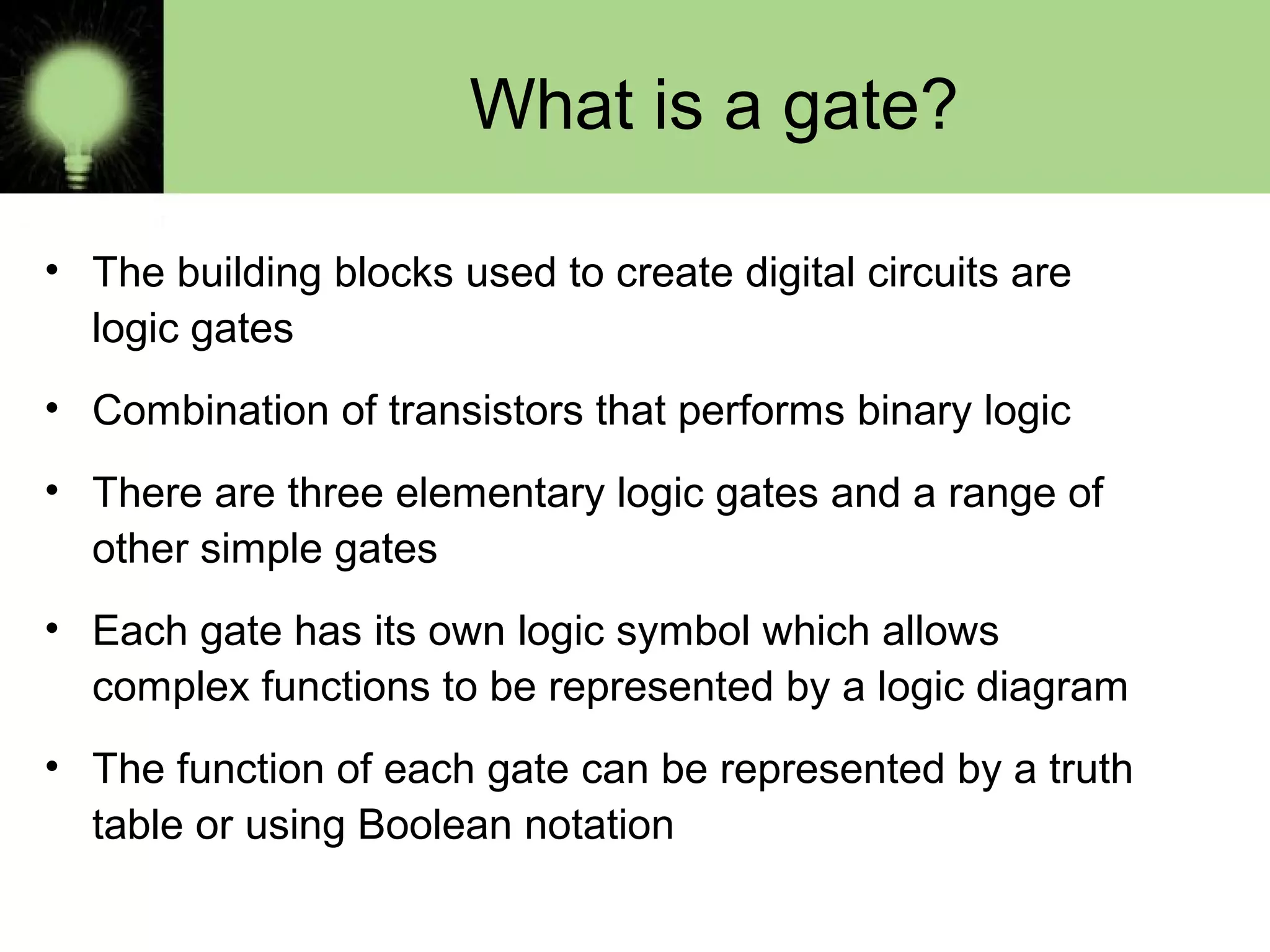 Logic gates | PPT