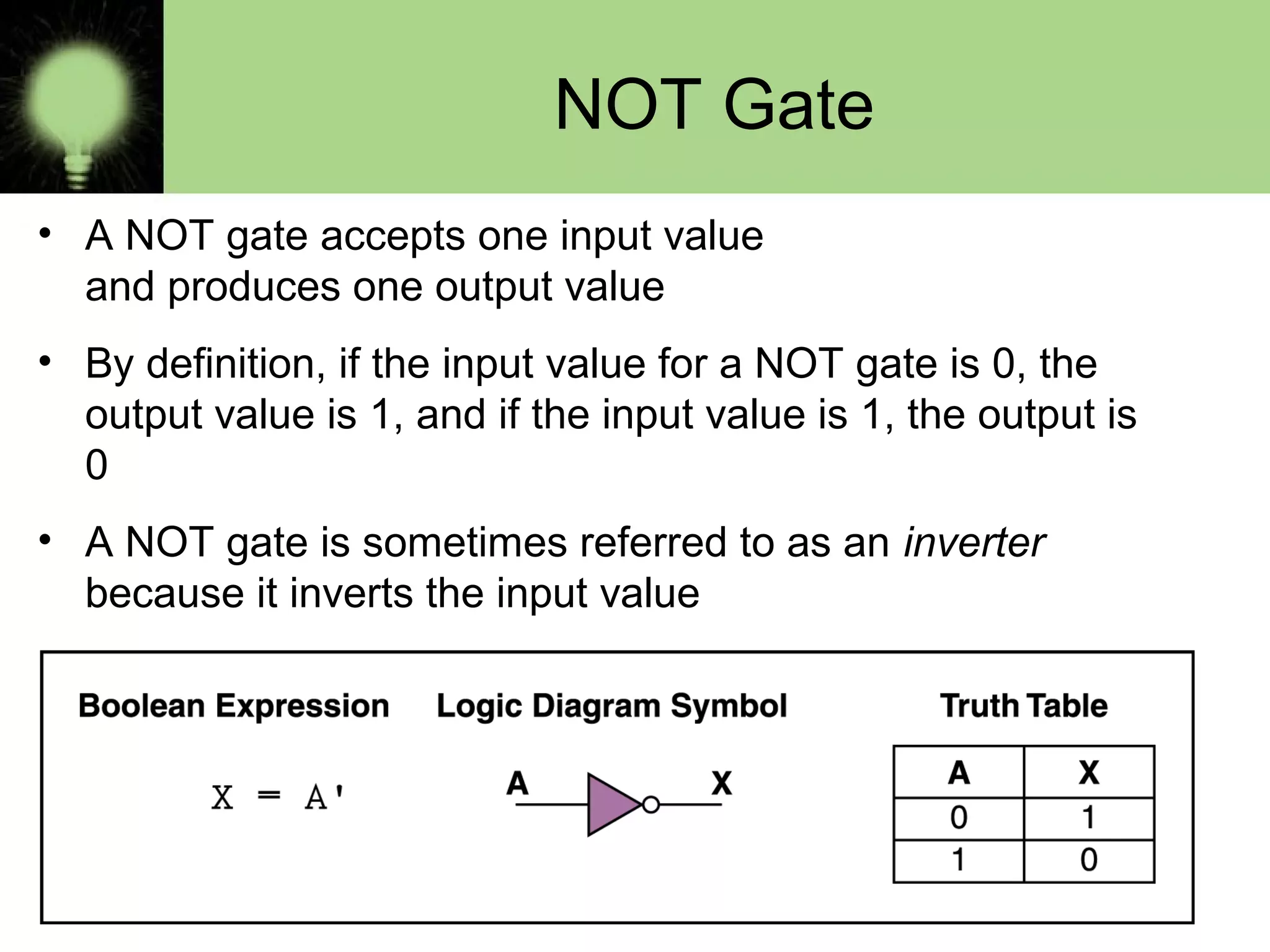 Logic gates | PPT | Programming Languages | Computing