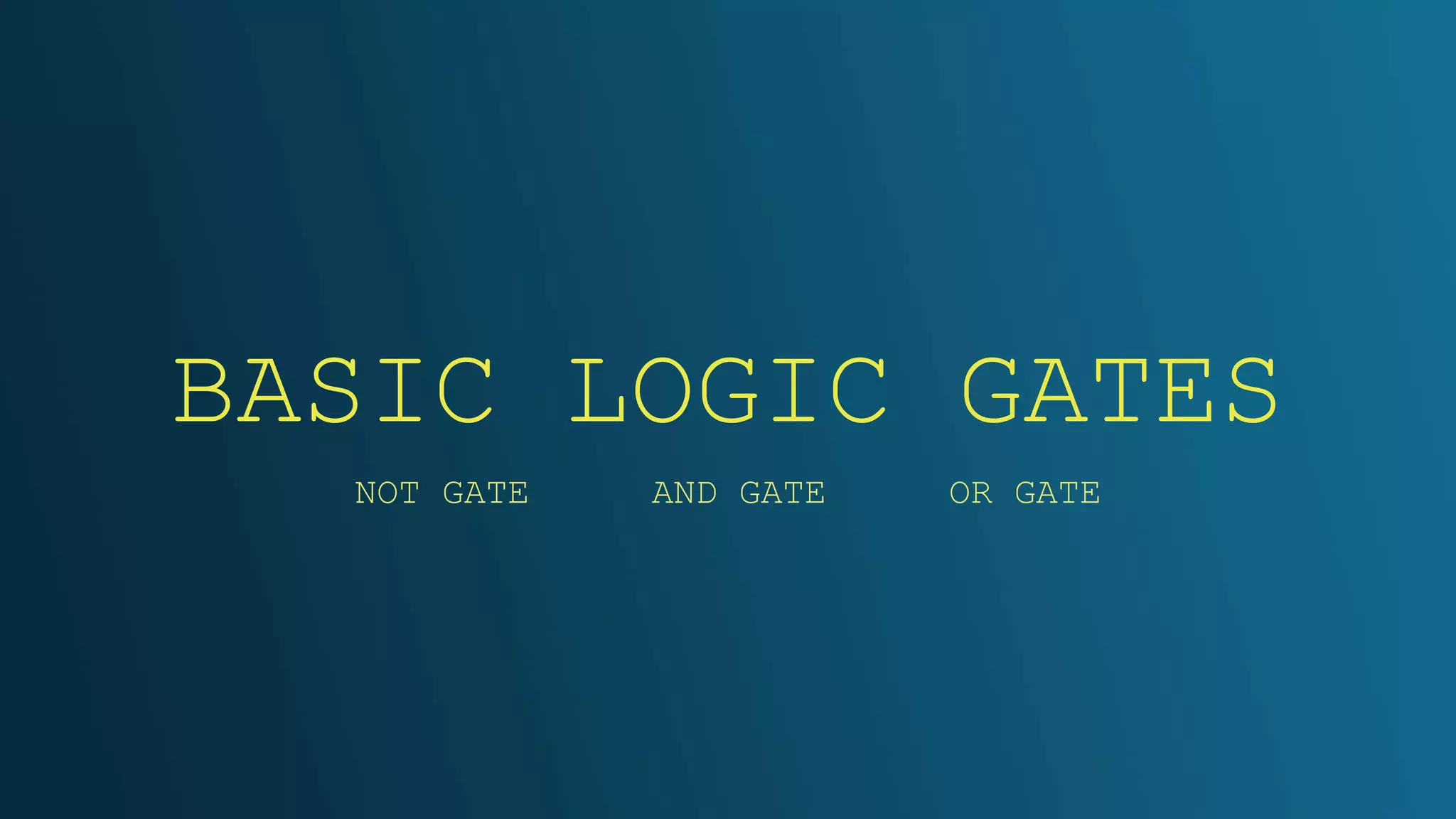 Electronics Logic Gates Pptx Programming Languages Computing