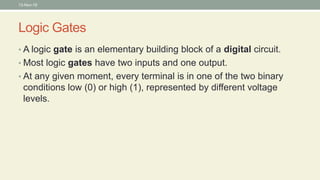 Logic gates | PPT