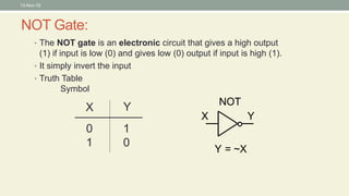 Logic gates | PDF | Programming Languages | Computing