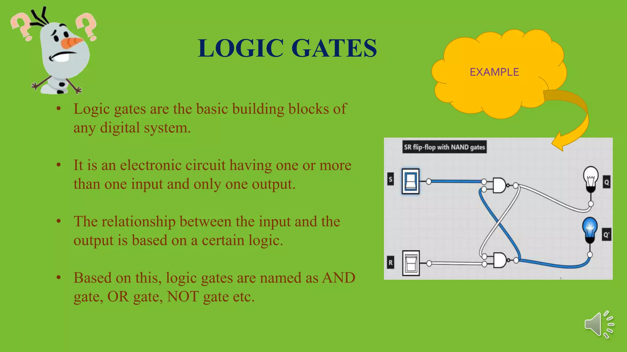 Logic gates | PPTX
