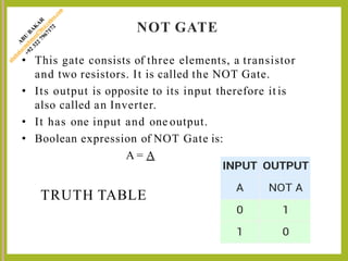 Logic gates | PPTX